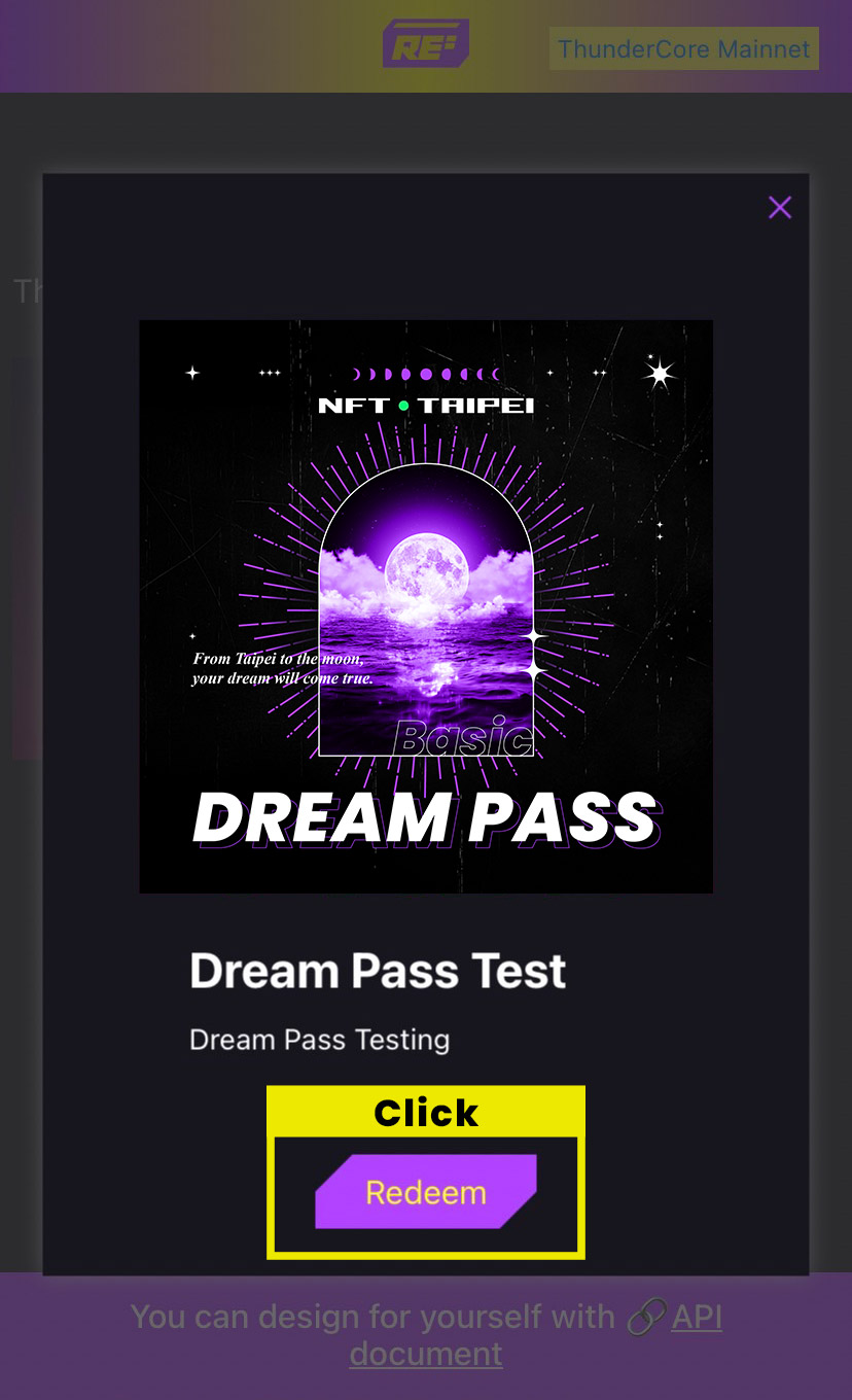 DREAM PASS NFT Taipei
